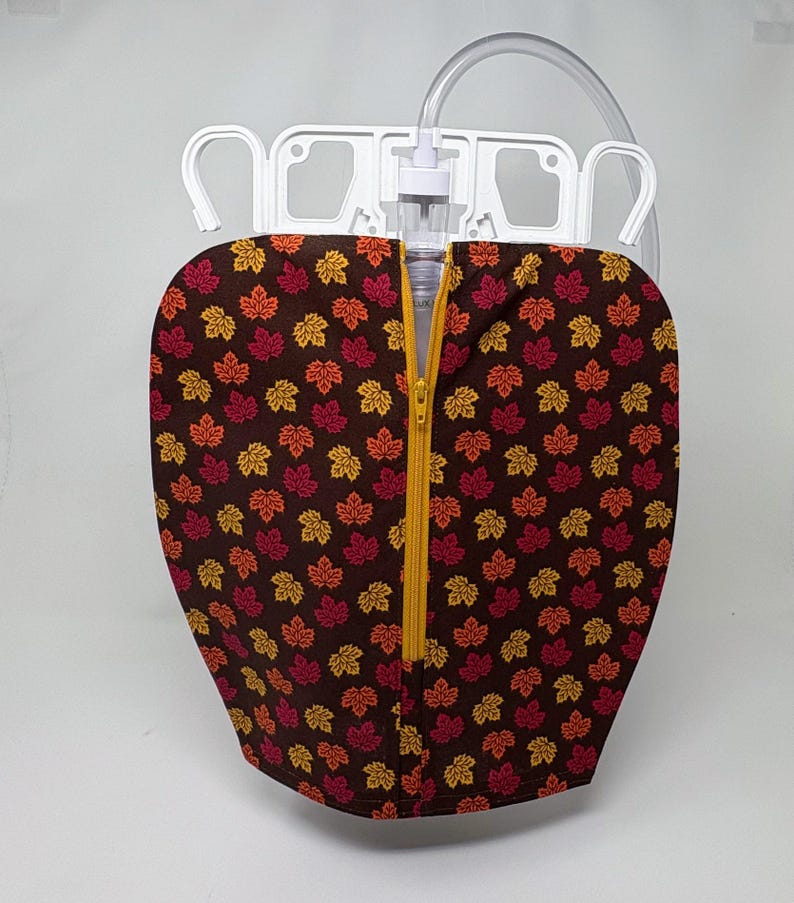 Autumn Leaves Urine Drain Bag Cover Set: Foley Catheter Privacy - Etsy