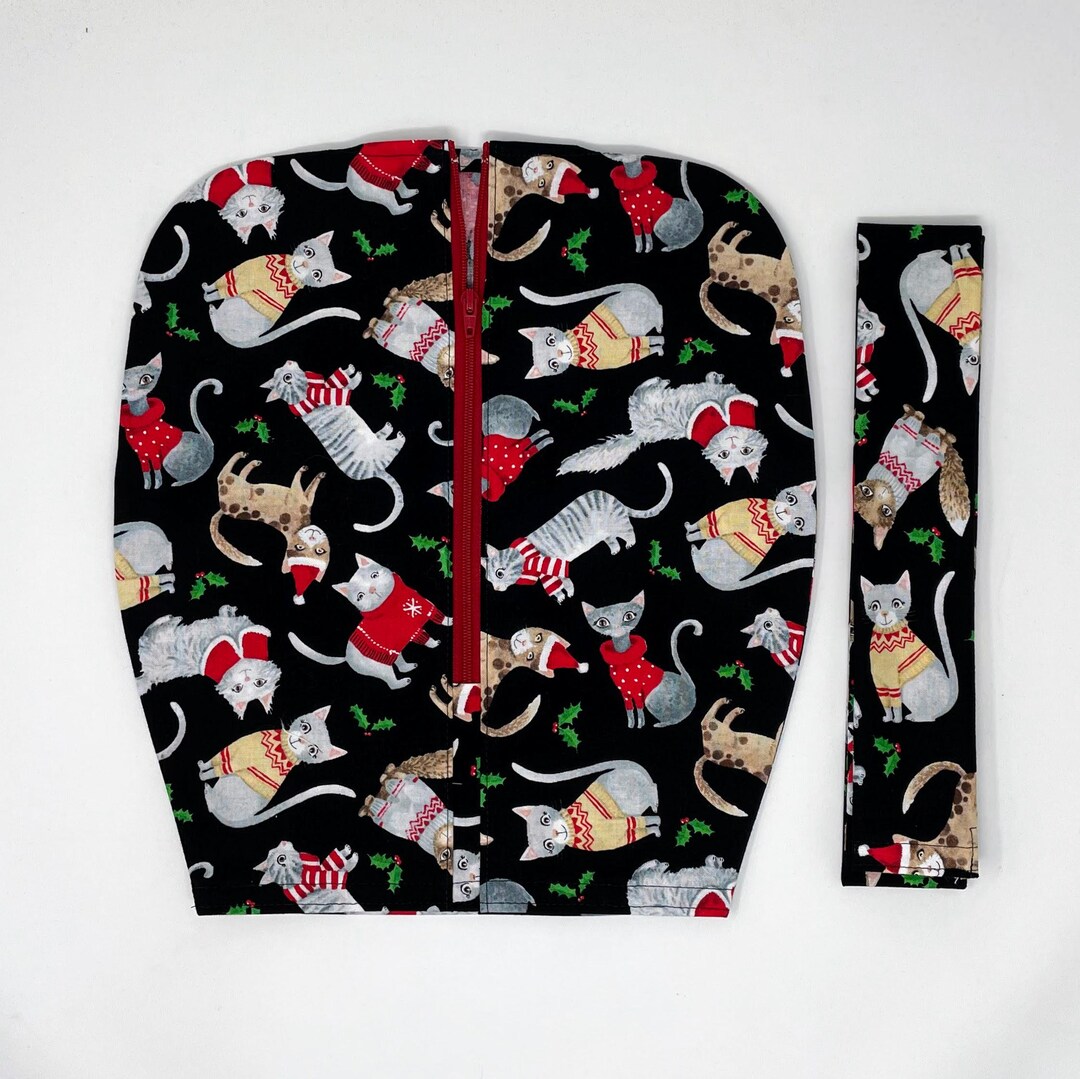 Cats in Holiday Sweaters Catheter Bag Cover. Use With 2000ml Double ...