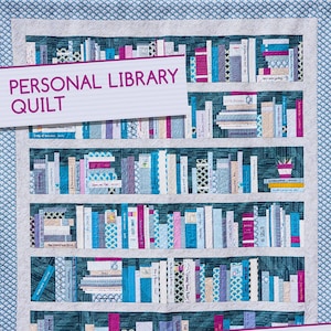 Personal Library Quilt Pattern by Heather Givans of Crimson - Etsy
