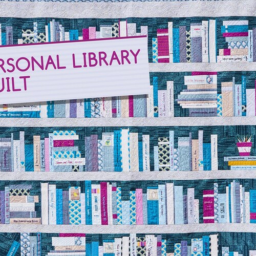 Personal Library Quilt Pattern by Crimson Tate - Etsy