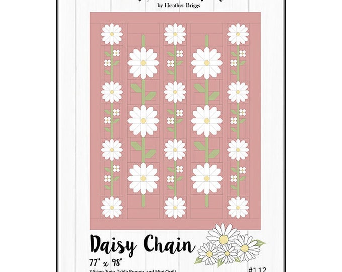 Daisy Chain Quilt Pattern by Heather Briggs of My Sew Quilty Life - Etsy