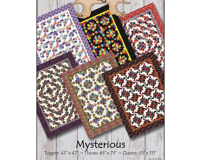 Mysterious Quilt Pattern by Doug Leko of Antler Quilt Designs, One ...