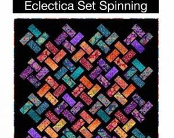 Twirl Quilt Quilting Pattern From Saginaw Street Quilts BRAND - Etsy