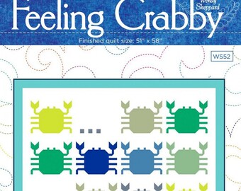 Feeling Crabby Crab Fat Quarter Friendly Wendy Sheppard Quilt Pattern ...