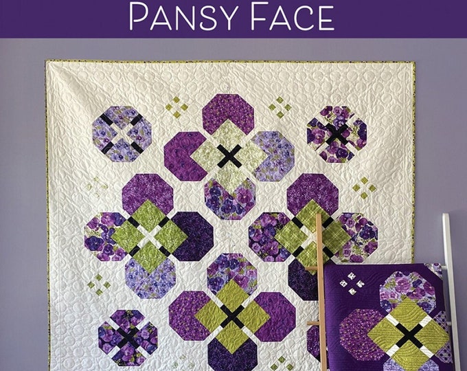 Pansy Face Quilt Pattern by Robin Pickens Quilt Patterns, Precut ...