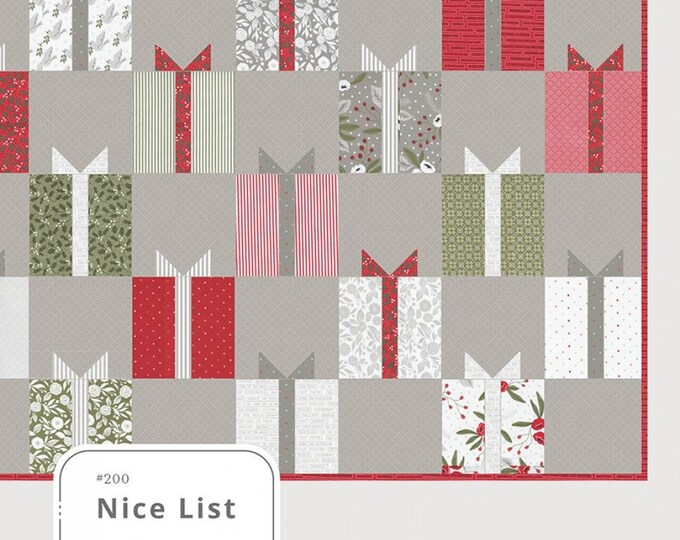 Nice List Quilt Pattern by Lella Boutique, Christmas Quilt Pattern ...