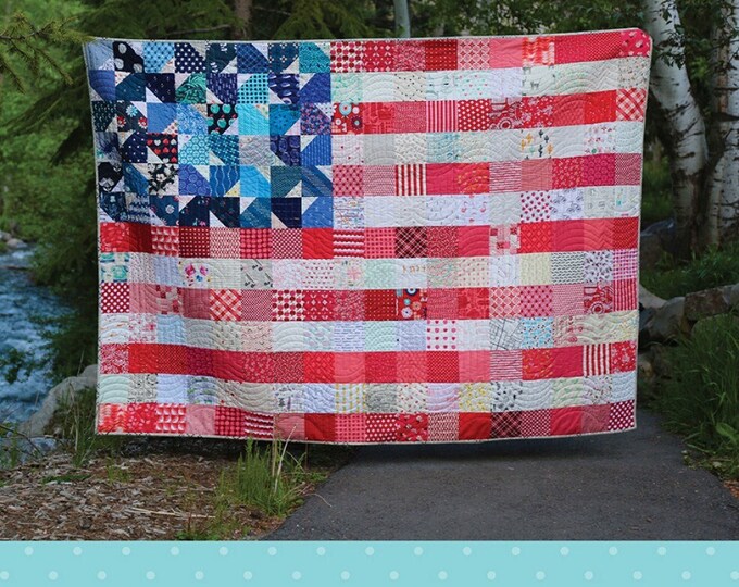 Yankee Doodle Dandy Quilt Pattern by Holly Lesue for Make Valley - Etsy