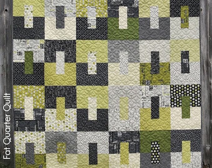 Teen Spirit Quilt Pattern by Gudrun Erla of GE Designs, a Fat Quarter ...