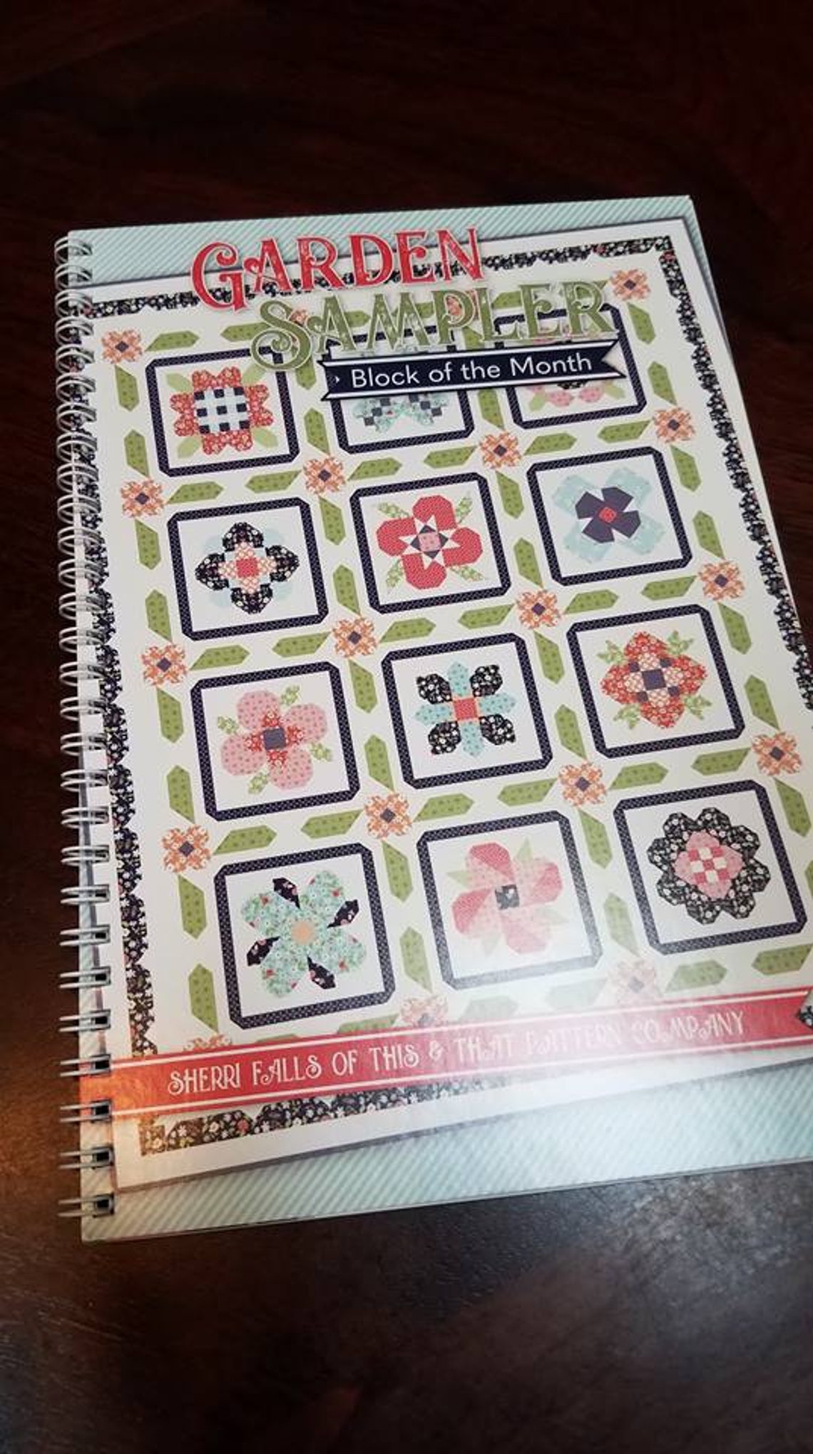 Garden Sampler Block of the Month Quilt Pattern Book by | Etsy