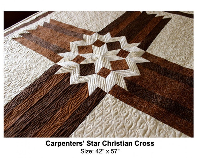 Log Cabin Cross - Christian Cross - Multiple Sizes - PRINTED - Etsy