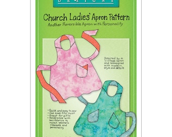 Church Ladies Apron Sewing Pattern, From Mary Mulari Designs ...