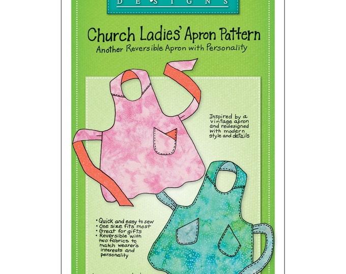 Church Ladies Apron, Pattern by Mary Mulari Designs - Etsy