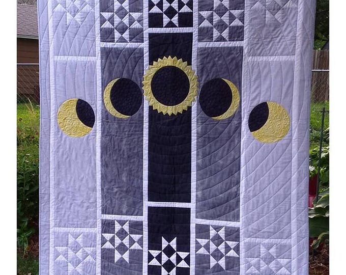 Eclipse Sky Quilt Pattern by Joanne Kerton, Canuck Quilter Designs - Etsy