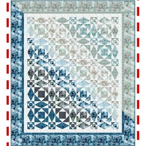 High Tide Quilt Pattern From the Fabric Addict, Storm at Sea - Etsy