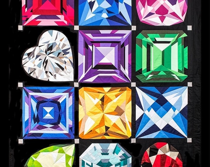 Birthstone Series Quilt Patterns, Individual or Complete Set, by MJ ...