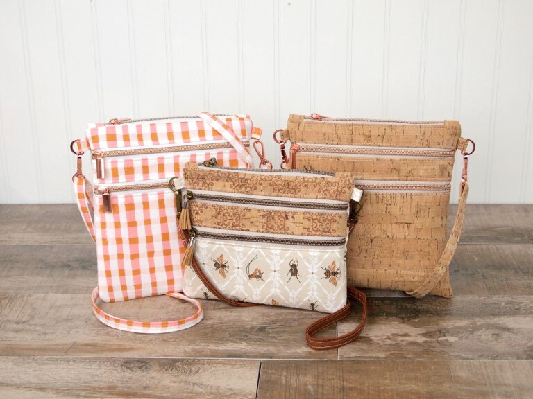 Zippy Crossbody Bags Pattern by Sally Tomato Two Sizes | Etsy