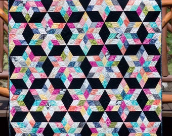 August Stars Quilt Pattern by Jaybird Quilts PAPER PATTERN - Etsy
