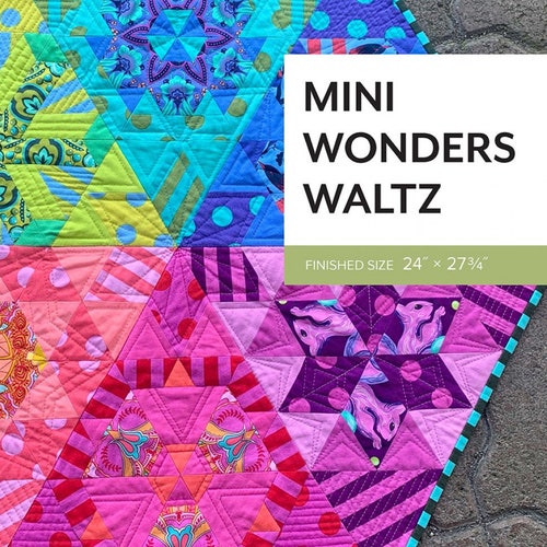 Mini Wonders Waltz Mini Quilt Pattern by Sheila Christensen | Etsy