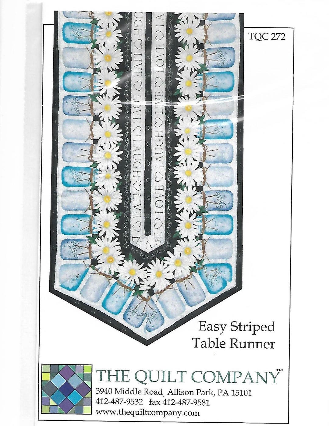 SALE! Easy Striped Table Runner Pattern by the Quilt Company - Etsy