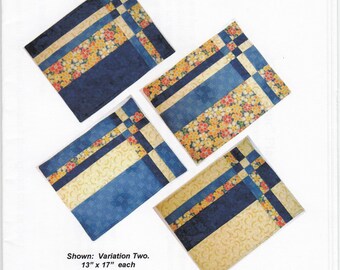 Take Four Placemat Pattern by Something Sew Fine Quilt Design - Etsy