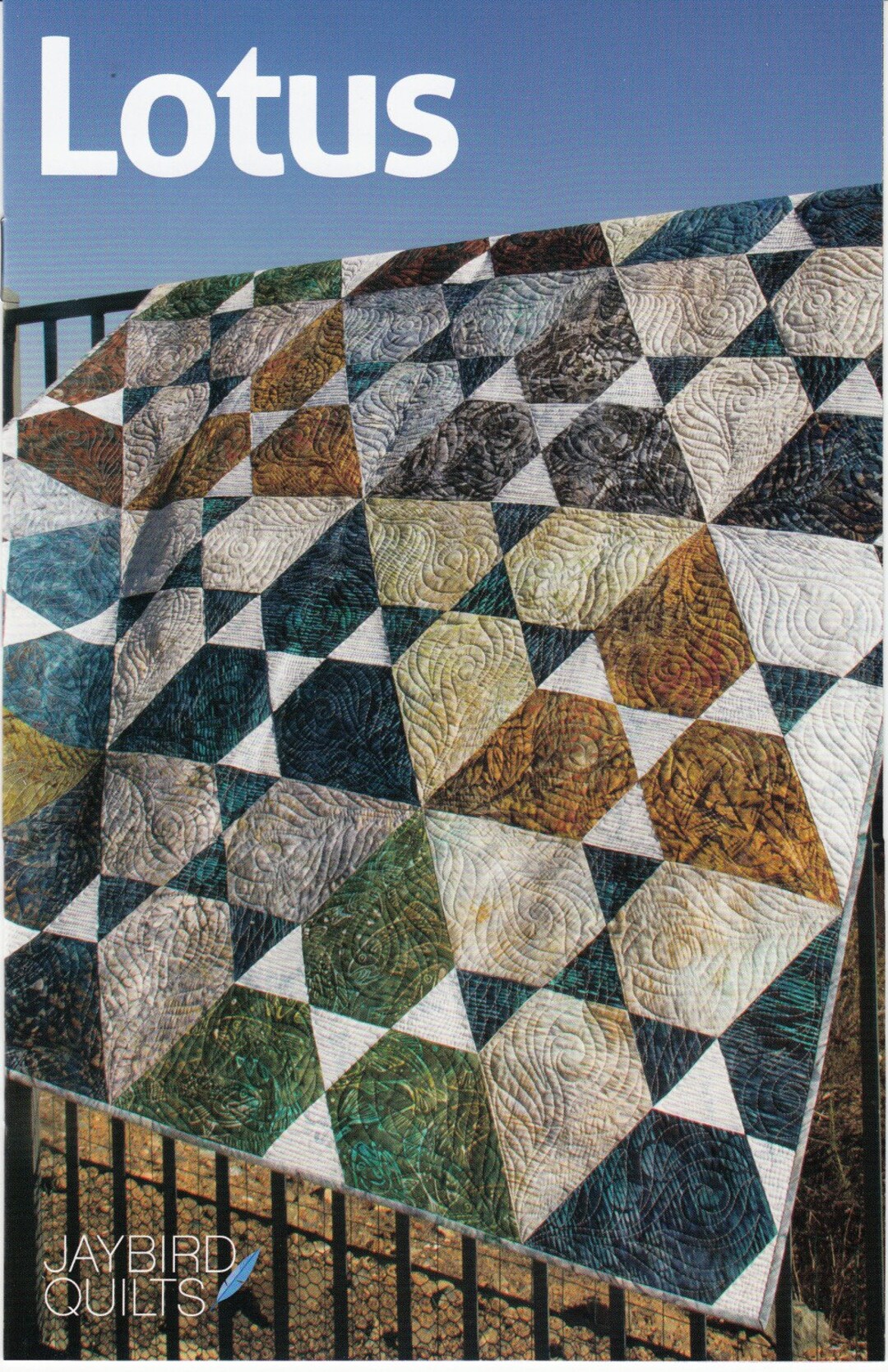 Lotus Quilt Pattern by Jaybird Quilts - Etsy