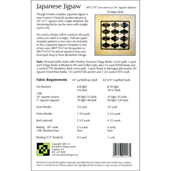 Japanese Puzzle Quilt
