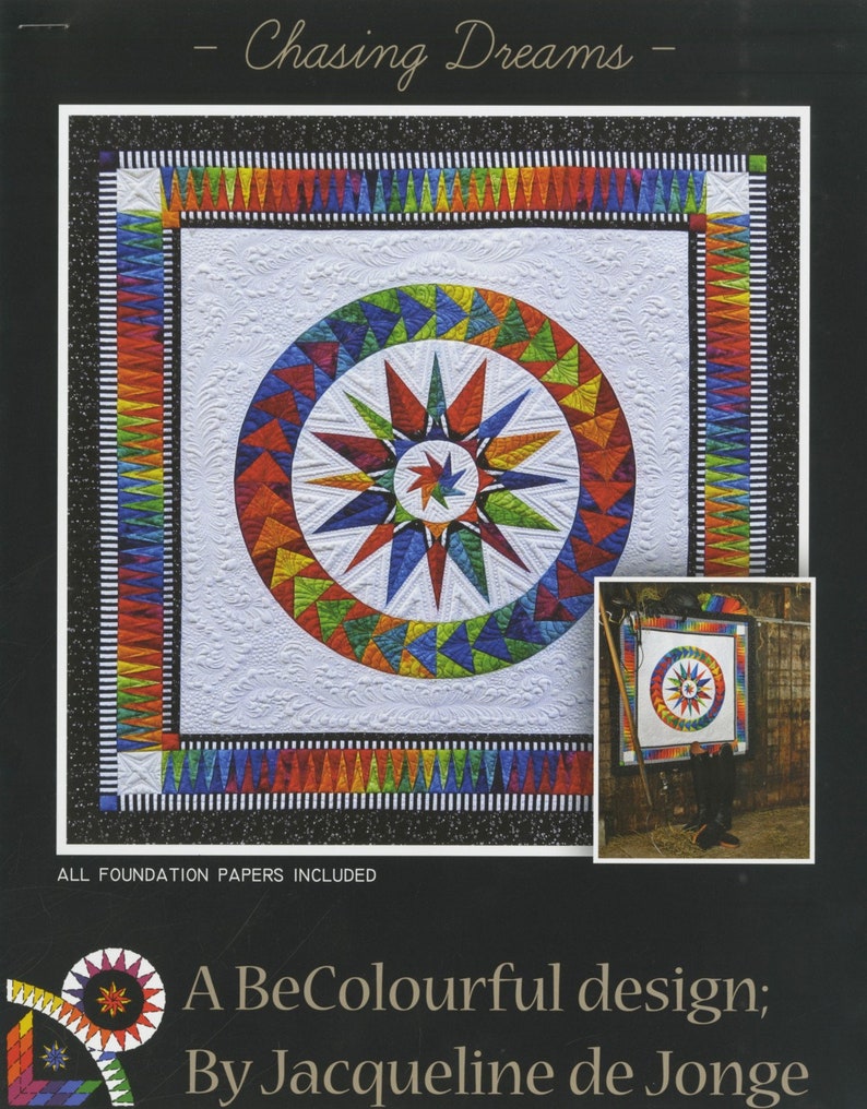Chasing Dreams Quilt Pattern A Paper Piecing Pattern by - Etsy