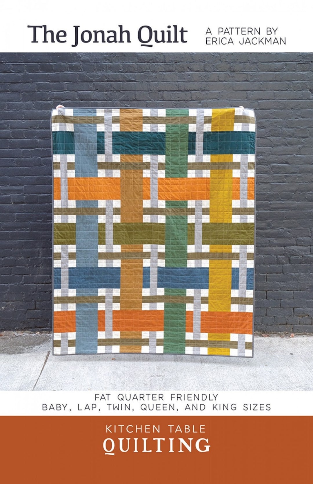 The Jonah Quilt Pattern by Erica Jackman of Kitchen Table Quilting - Etsy