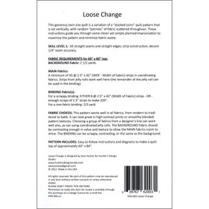 Loose Change Quilt Pattern, Easy Strip Based Quilt Pattern by Hunter's ...