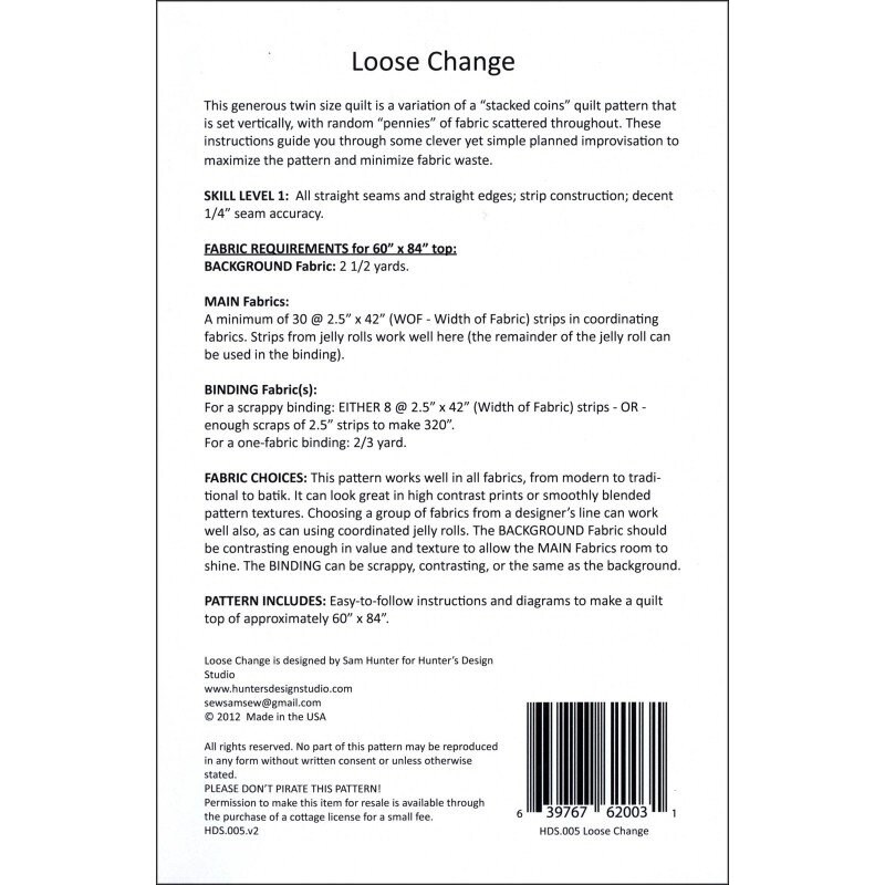 Loose Change Quilt Pattern Easy Strip Based Quilt Pattern by - Etsy