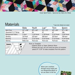 August Stars Quilt Pattern by Jaybird Quilts - Etsy