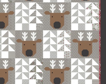 Reindeer Xing Quilt Pattern by Lella Boutiquechristmas Quiltholiday ...