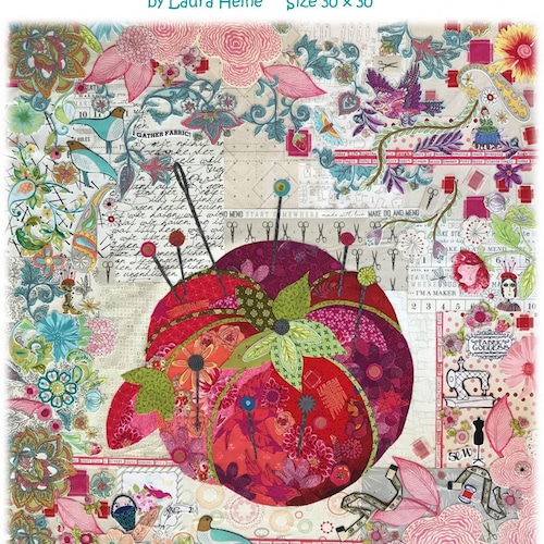 Nola A Unicorn collage Quilt Pattern By: Laura Heine - Etsy