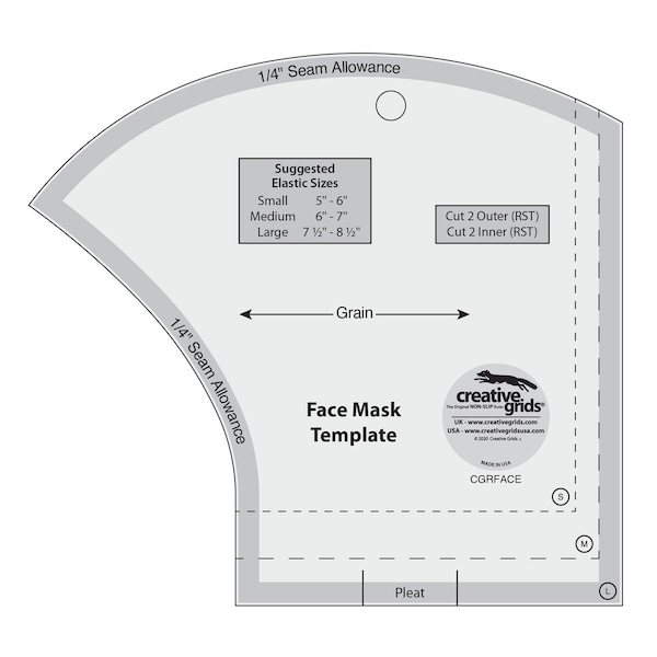 Face Mask Template - Etsy