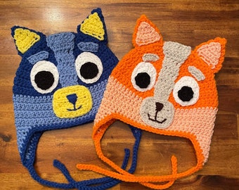 Bluey Bingo Crochet Hat - Etsy