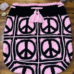 Peace Sign Backpack Free Shipping - Etsy