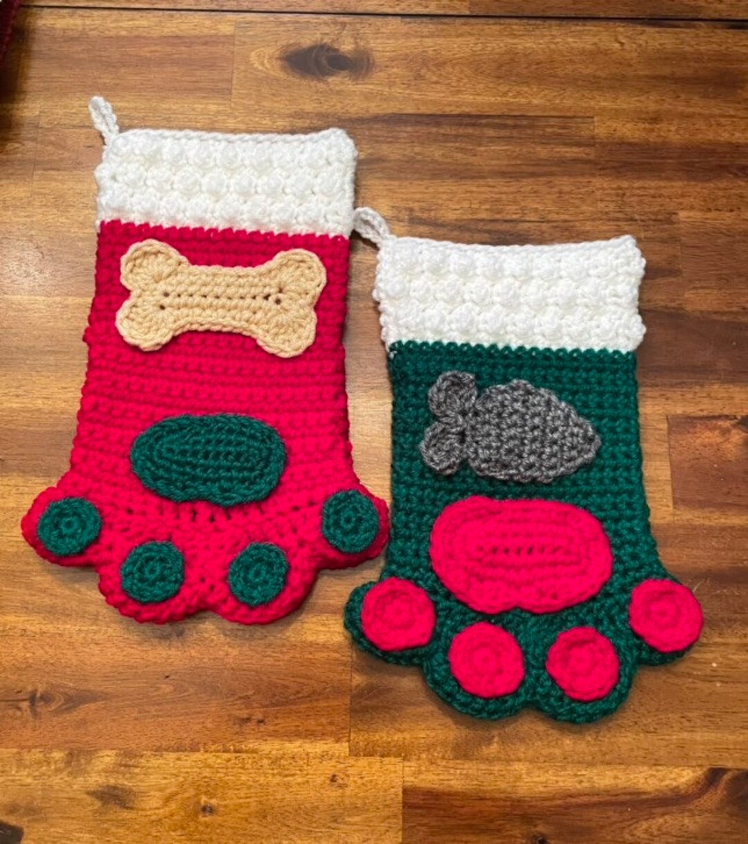 Crochet Dog or Cat Stocking - Etsy