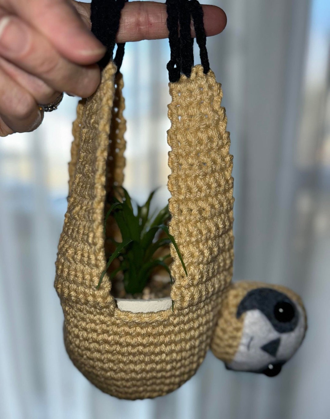 Crochet Hanging Sloth - Etsy