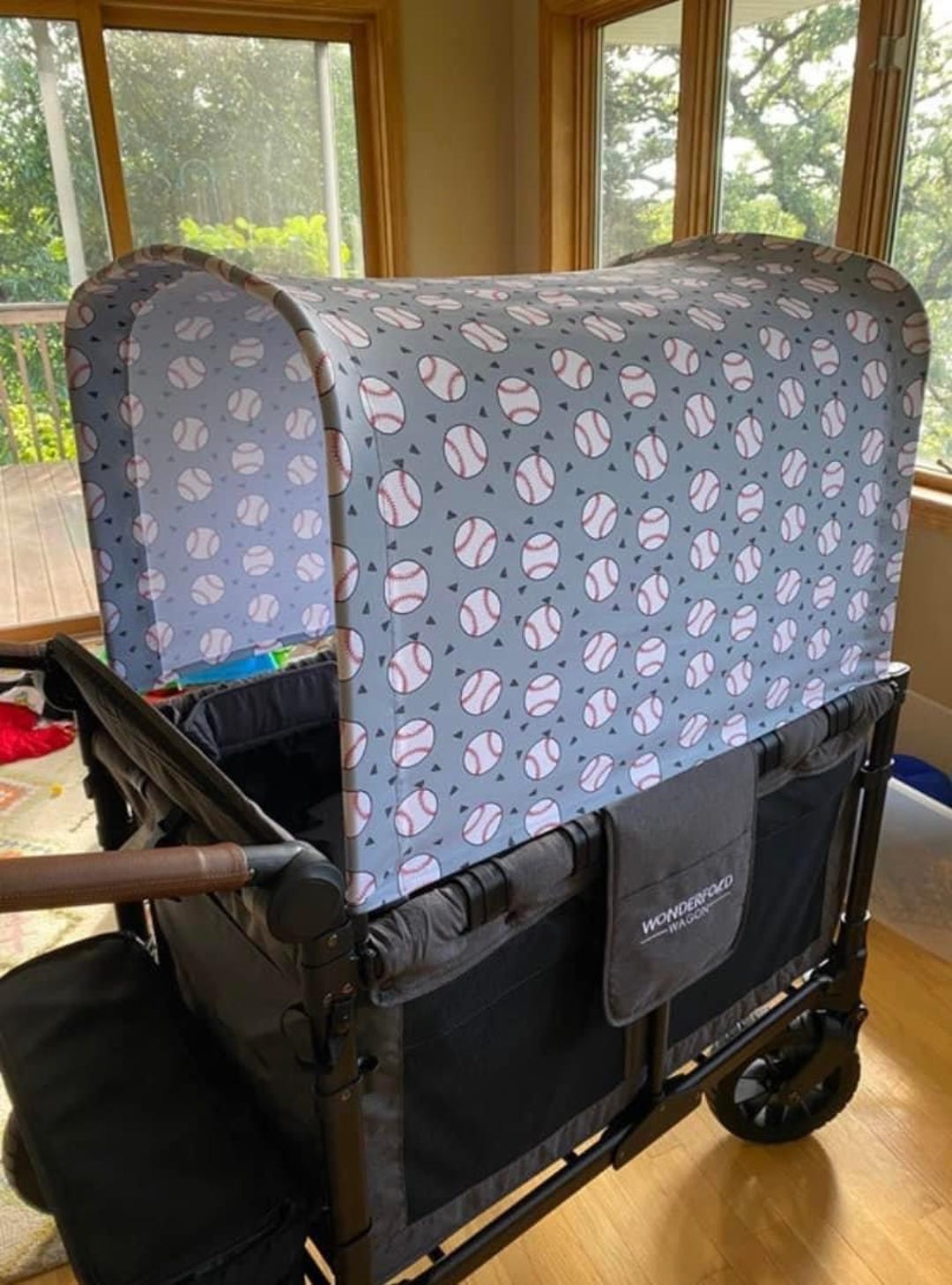 Wonderfold W4 Wagon Canopy, UV Protection, Baseball Canopy, Ready to ...