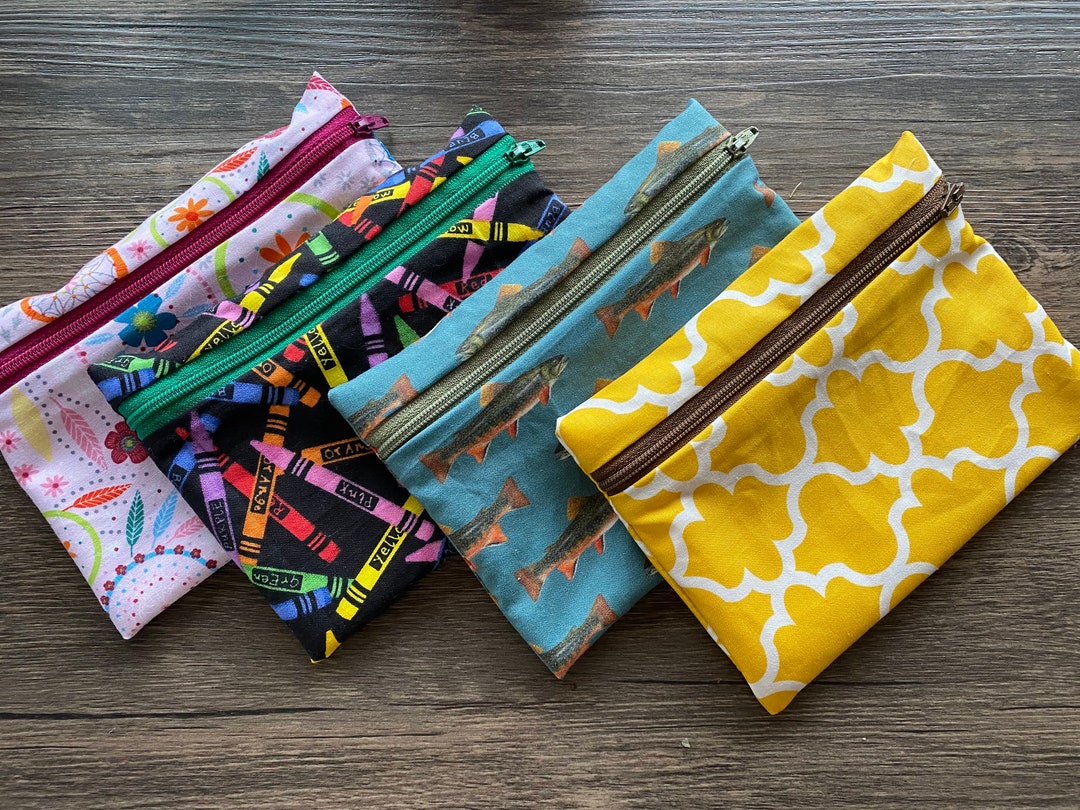 Zipper Pouch Bags, Eco Friendly Snack Bag, Reusable and Machine ...