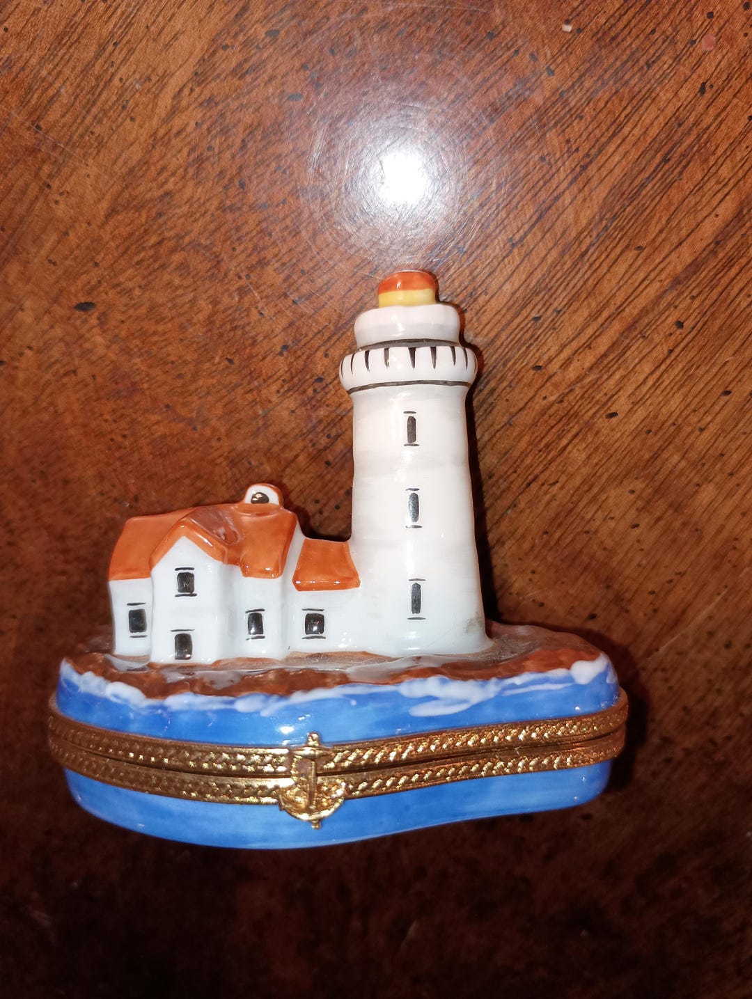 Limoges Lighthouse Trinket Box - Etsy