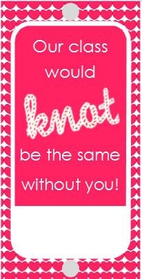 INSTANT DOWNLOAD Pink Friendship Bracelet Class Valentine Card ...