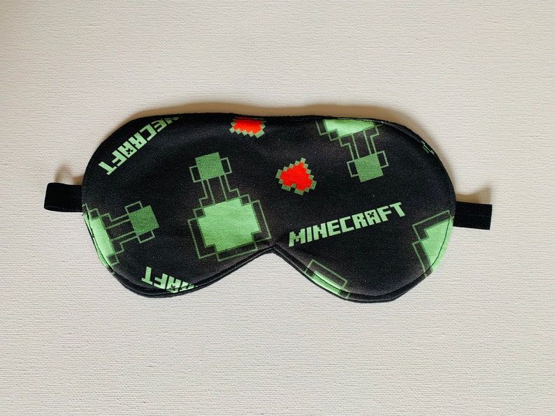 Minecraft Inspired Gift Sleeping EYE Mask - Etsy
