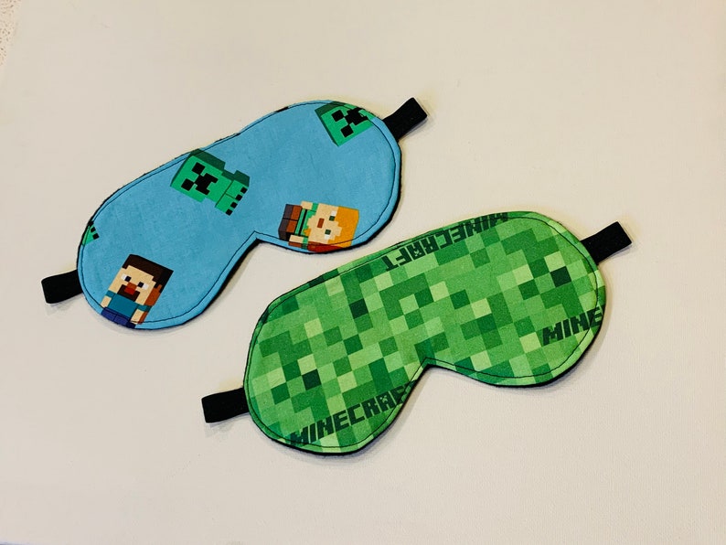 Minecraft Inspired Gift Sleeping EYE Mask - Etsy