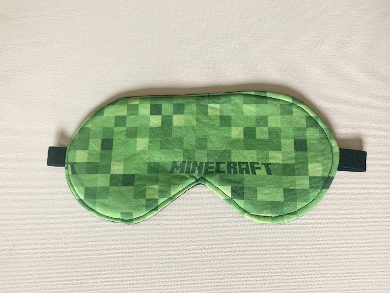 Minecraft Inspired Gift Sleeping EYE Mask - Etsy