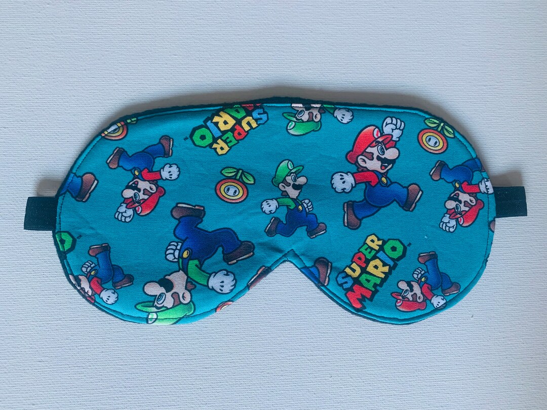 Super Mario Brothers Inspired Gift Sleep Mask - Etsy