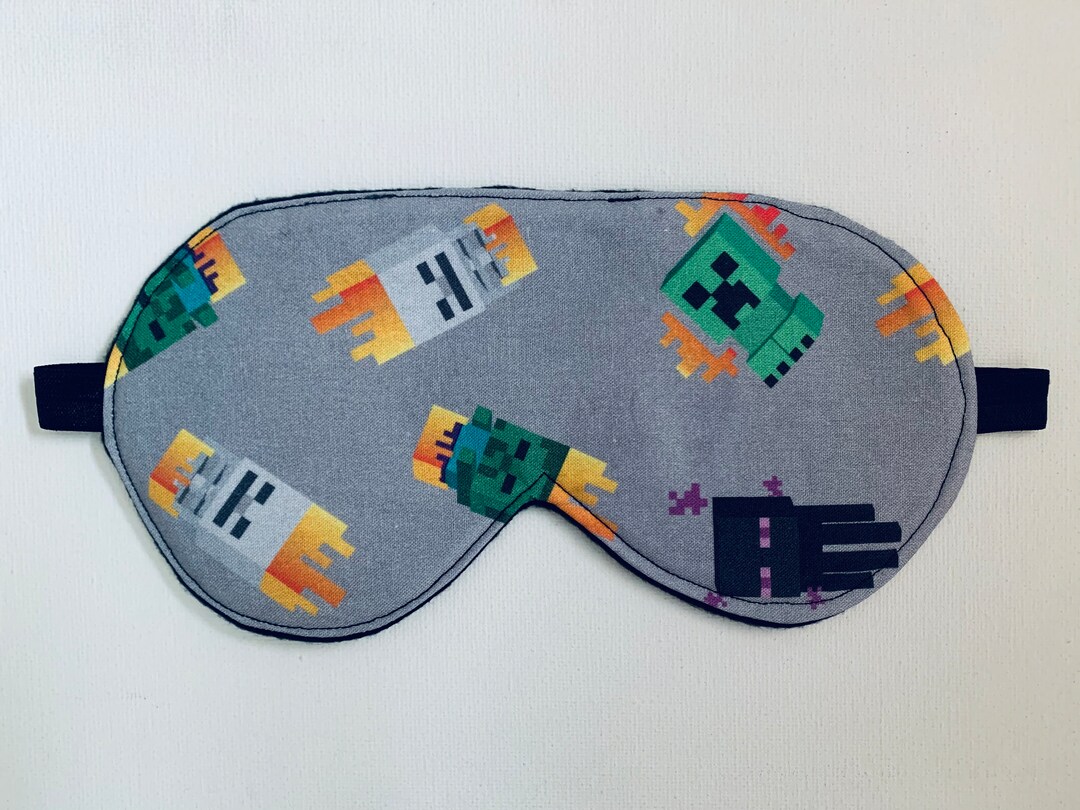 Minecraft Inspired Gift Sleeping EYE Mask - Etsy