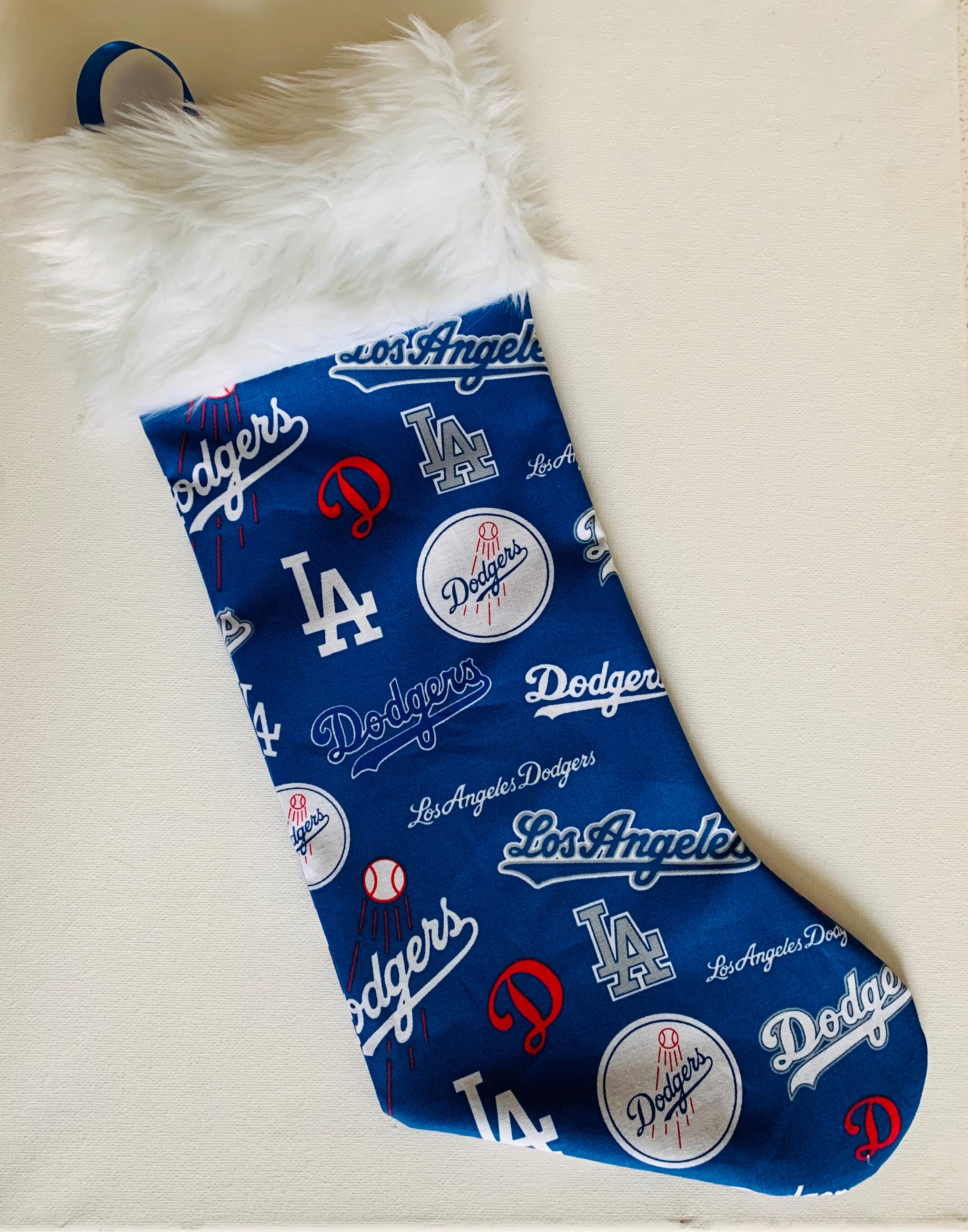 LA Dodgers Christmas Stocking Decoration Gift - Etsy.de