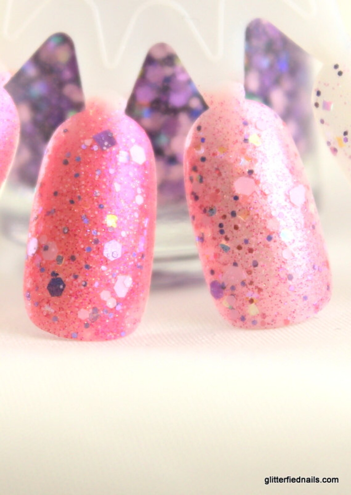 Sugarplum Iridescent Glitter Nail Polish Holographic Purple - Etsy