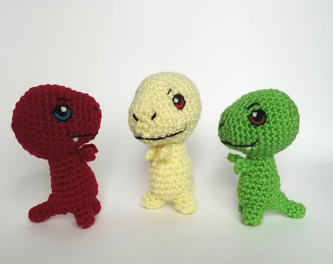 Crochet Pattern: Timothy the T-rex - Etsy Canada